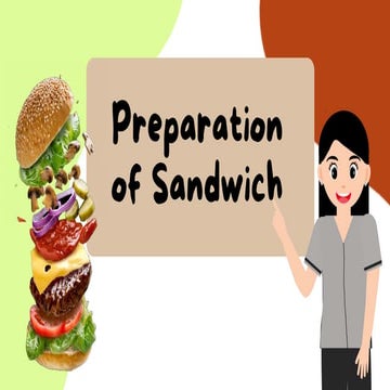 TLE Cookery 9 All About Sandwich and Its Components | PPTX