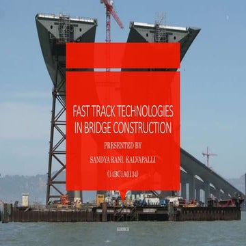 fastrack technologies in bridges ppt | PPTX