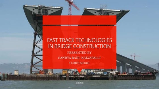 Precast segmental construction of bridges | PPTX | Civil Engineering ...