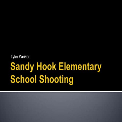 Sandy hook elementary school shooting | PPTX