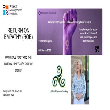 Sandy Lamb 'Return of Empathy (ROE) | PPT