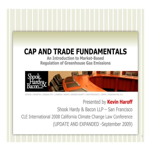 Cap And Trade Fundamentals | PDF