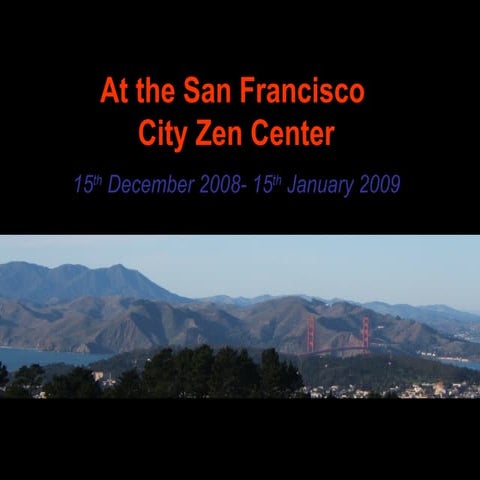 San Francisco City Zen Center | PPT