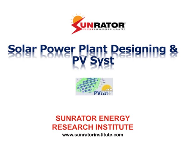 Solar photovoltaic system design | PDF