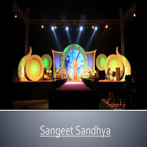 Sangeet sandhya | PPTX