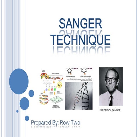 Sanger Technique | PPTX