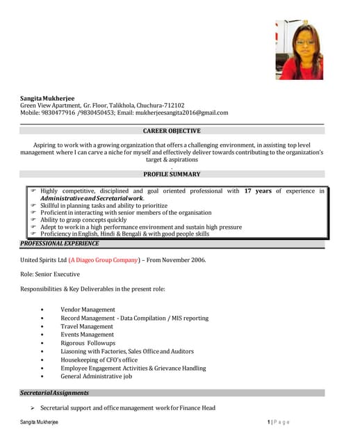 Anita Sharma_CV April 2016 | PDF