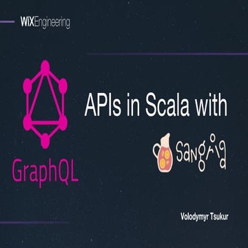 GraphQL APIs in Scala with Sangria | PDF | Databases | Computer Software and Applications