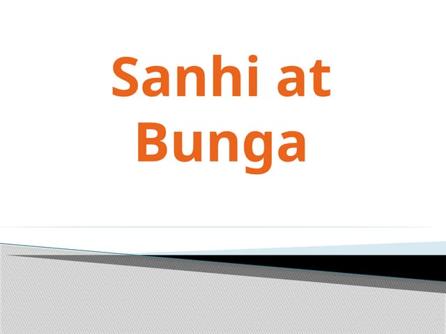 sanhi at bunga powerpoint presentation for filipino | PPTX