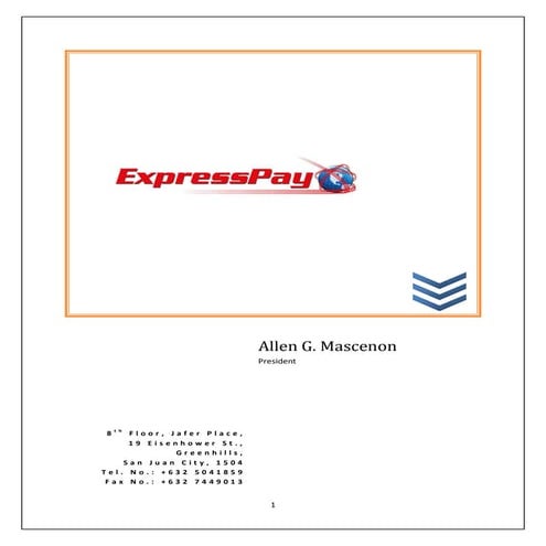 Expresspay Company Profile | PDF