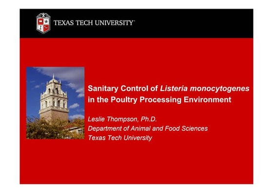 Listeria Poster | PPT