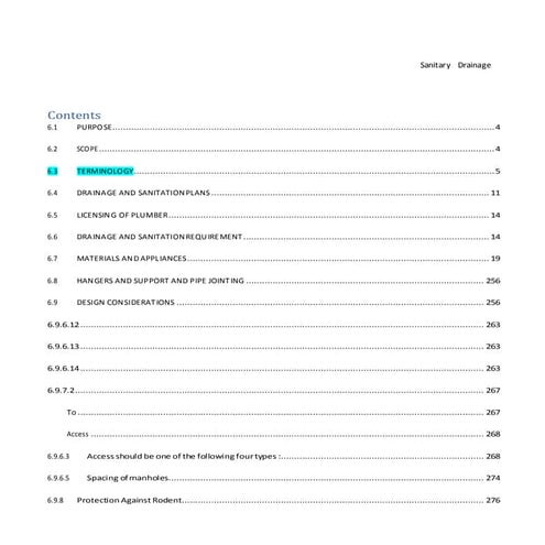 Sanitary drainage design | PDF