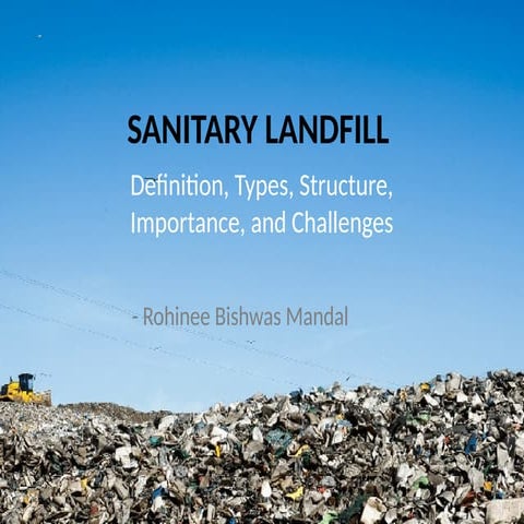 Landfill design and operation | PPTX