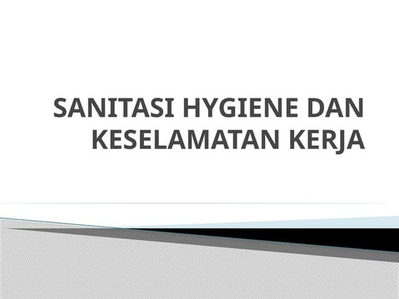Sanitasi tempat umum | PPTX