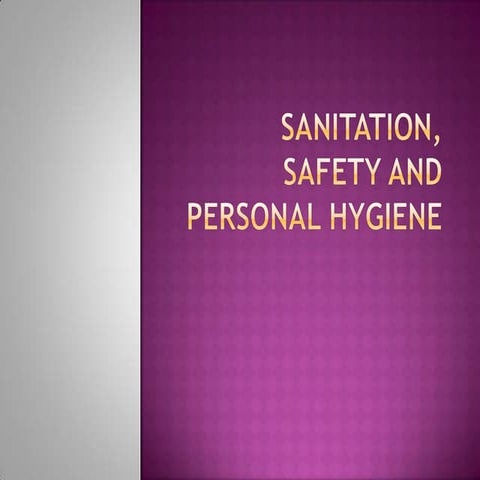 Personal hygiene | PPT