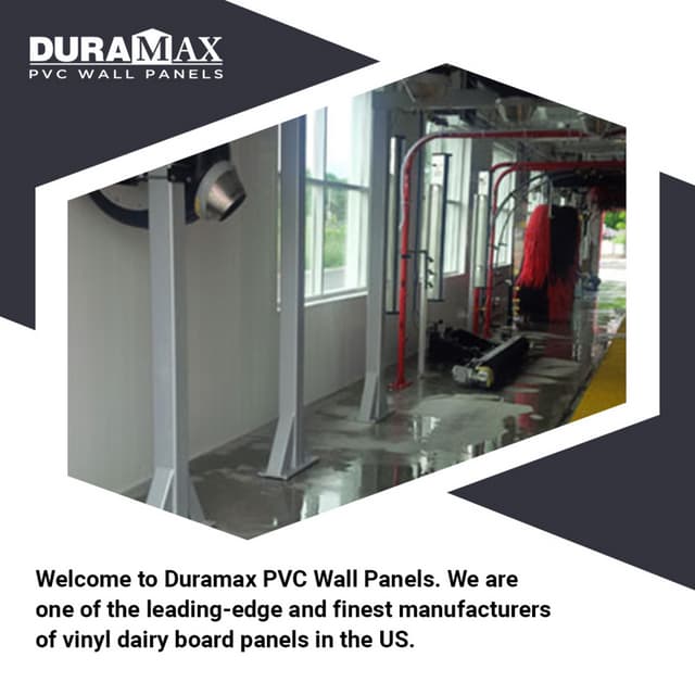 Sanitization of a Dairy Parlor is Easy with Duramax PVC Wall Panels | PDF