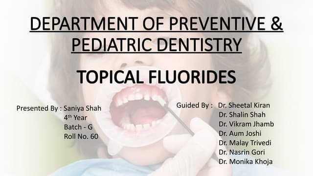 SILVER DIAMINE FLUORIDE (SDF) | PPTX