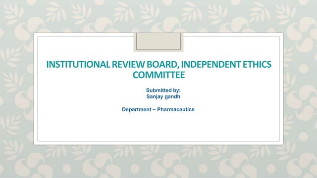 INSTITUTIONAL REVIEW BOARD (IRB/IEC).pptx