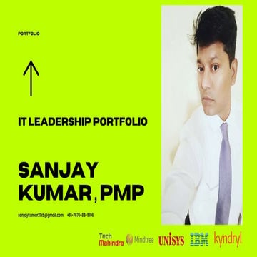 Sanjay Kumar PMP MBA BE IT Leadership Portfolio.pdf