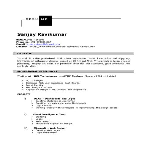 Sanjay Ravikumar_Resume | DOCX