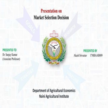 Market Selection Decision | PPTX