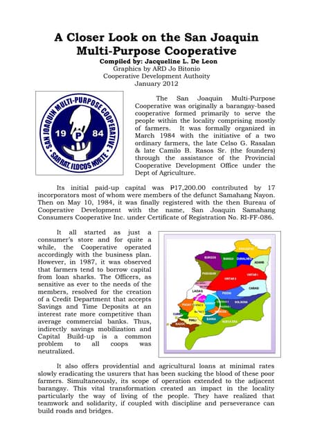 The Cooperative Movement in the Philippines | PPT | Law