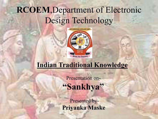 Epistemology of Samkhya Philosophy | PPTX | Hinduism | Religion ...