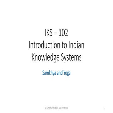Sankhya and Yoga detailed knowledge s.pdf