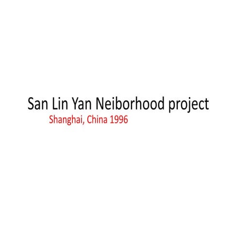 San Lin Yan Residential Complex.pptx | Apartments | Real Estate