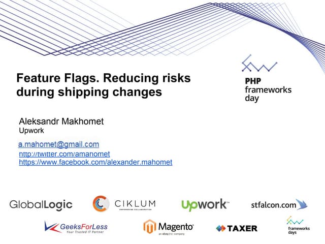 Using feature flags in an ASP.NET Core app on Azure | PPTX