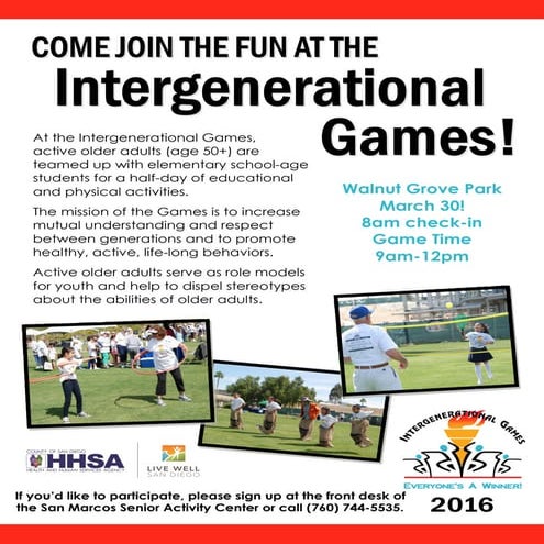 Intergenerational Games | PDF