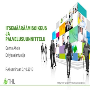 Sanna Ahola: Itsemääräämisoikeus ja palvelusuunnittelu | PDF