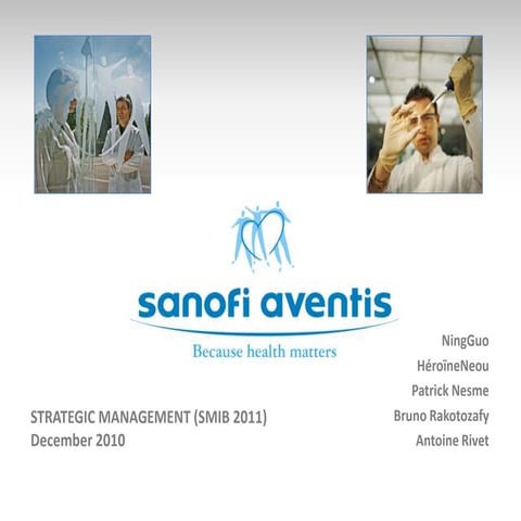 Strategic Analysis - Sanofi Aventis | PPTX