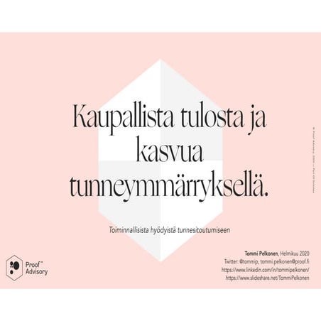 Kaupallista tulosta ja kasvua tunneymmärryksellä | PDF