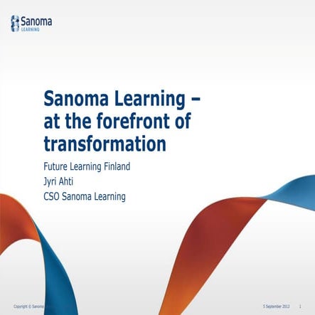 Sanoma learning feel the pulse | PDF