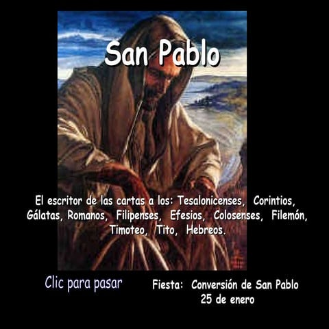 Conversión san pablo | PPS