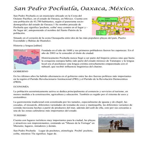 San pedro pochutla | PDF