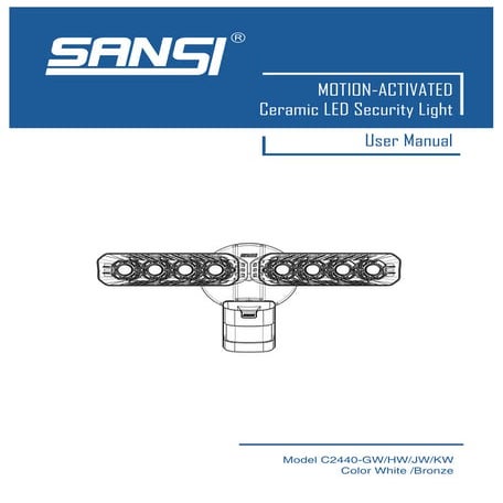 Sansi LED Security Light | PDF