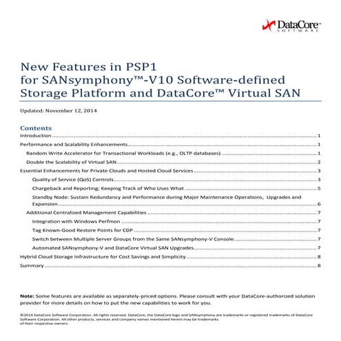 Sansymphony v10-psp1-new-features-overview | PDF | Cloud Computing ...