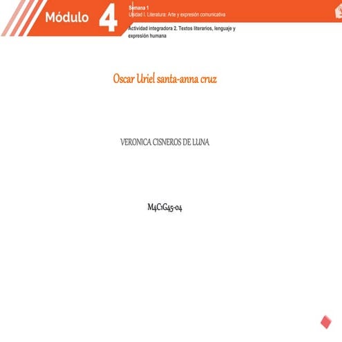 Actividad integradora 2 modulo 4 | DOCX