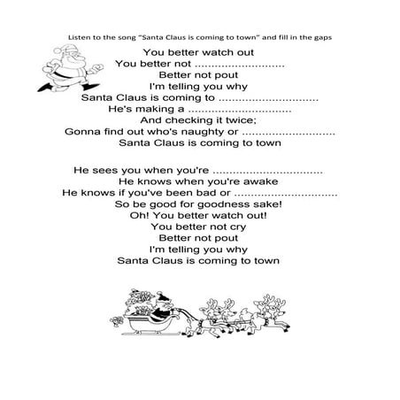 Santa claus is coming to town.docx | Holiday | Genres