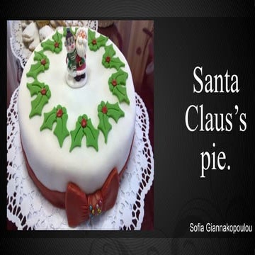 Santa claus’s pie-Sofia Giannakopoulou | ODP