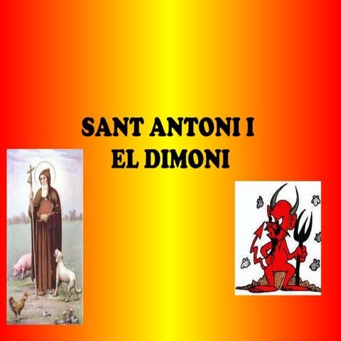 Sant antoni i el dimoni | PPT