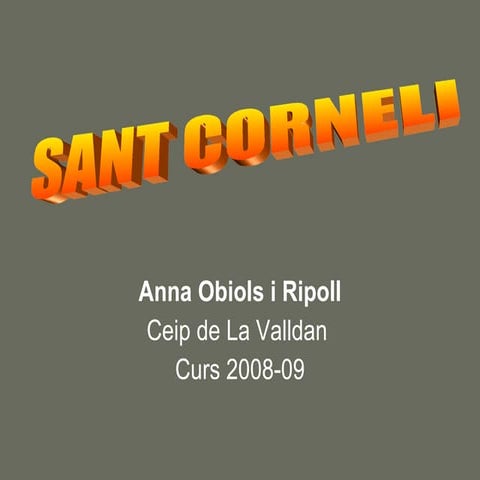 Sant Corneli | PPT
