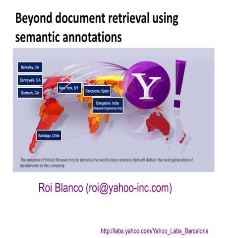 Beyond Document Retrieval Using Semantic Annotations Pptx Search Internet