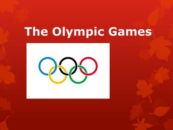 The History of the Olympic Games: From Ancient Greece to Modern Times | PDF