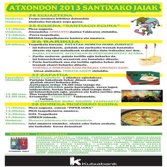 Santixako jaiak jaiak pdf | PDF