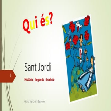 Sant jordi | PPTX