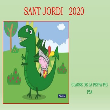 Sant jordi 2020 peppa | PPT