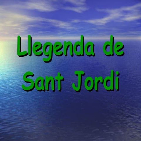 Sant Jordi Llegenda | PPT